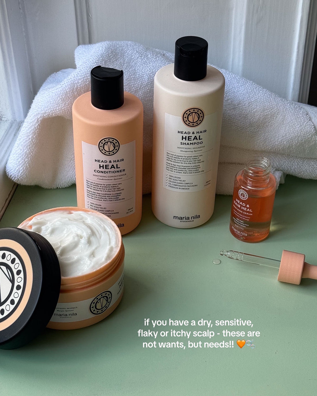 Maria Nila Head & Hair Heal Shampoo 350ml | Maria Nila